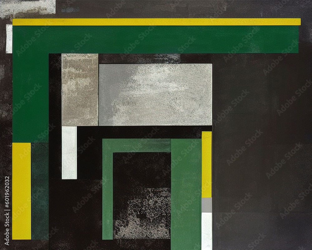 Constructivism dark grungy industrial style abstract art background or ...