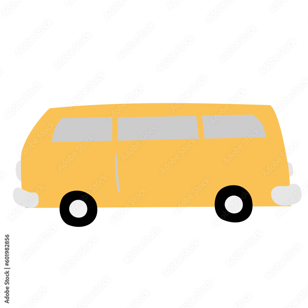groovy hippie clipart, retro 70s hippy van bus clip art, road trip ...