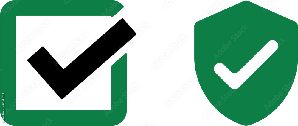 Verify or tick mark sign.Tick mark icon vector. Tick mark Verified ...