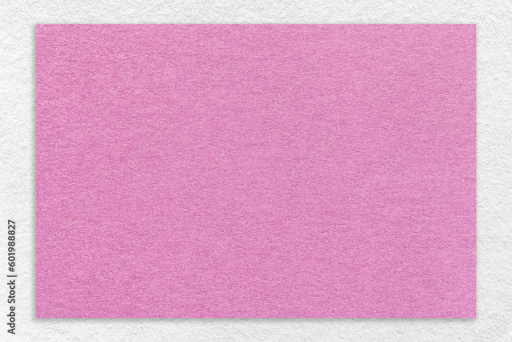 Texture of craft lilac color paper background with white border, macro ...