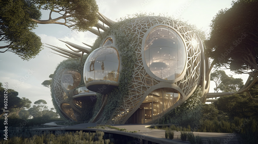Titel: Futuristic Architecture - In the Year 2050, an Eccentric ...