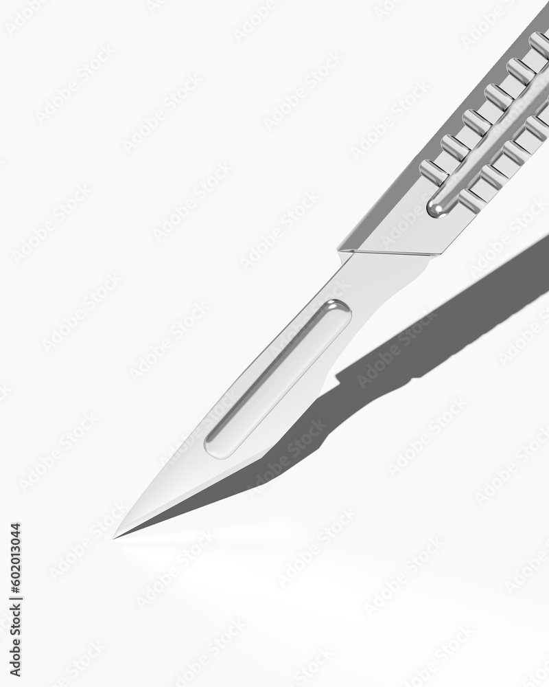 Scalpel Blade Surgical Instrument Angled Close up Surgery Precision ...