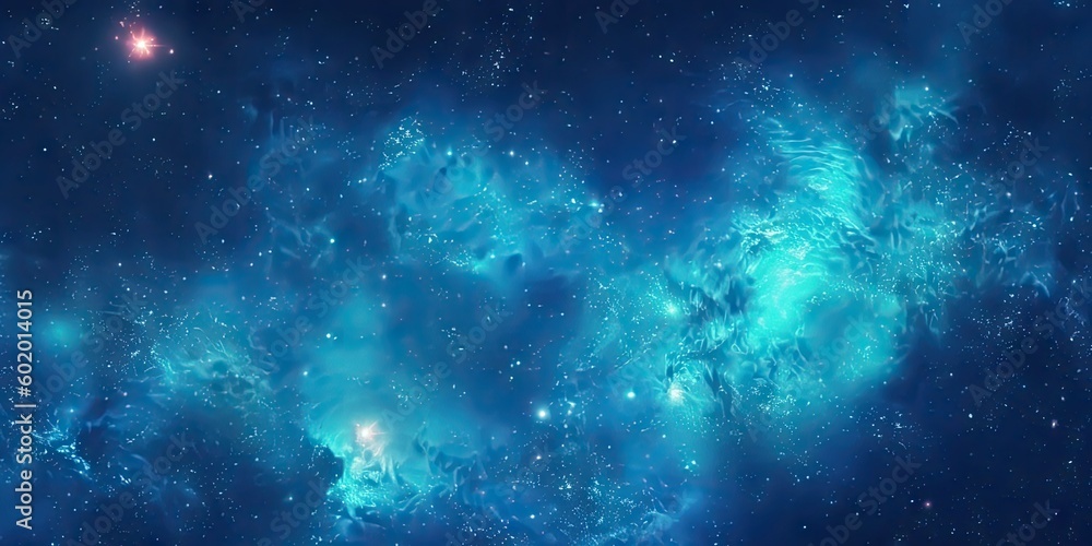 Blue Space Background with Light and Pattern. Abstract Art Concept ...