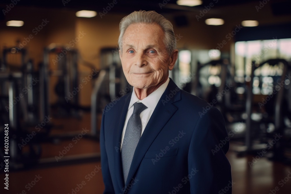 Environmental portrait photography of a satisfied man in his 60s ...