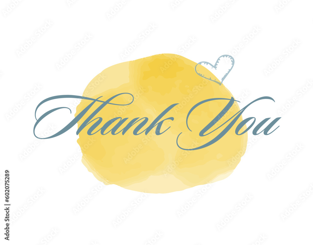 Thank You illustrations, vector Thank You calligraphy sign on ...