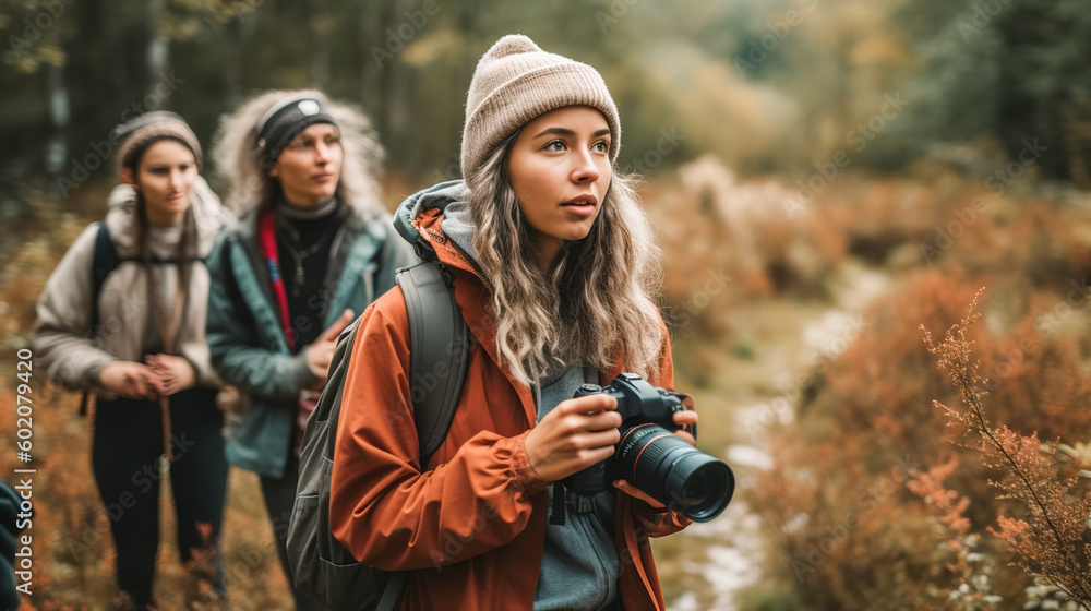 A Girl Boss leads a team-building retreat in a picturesque countryside ...