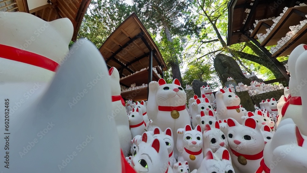 Tokyo Japan - May2 2023: Gotokuji, the famous cat shrine in tokyo ...