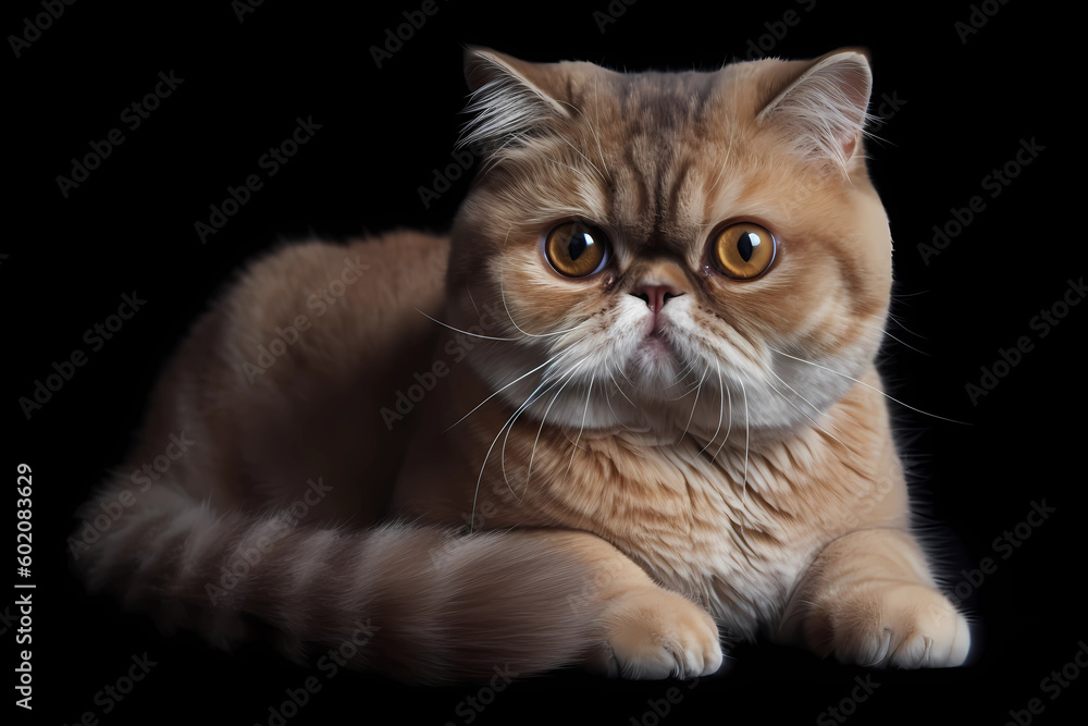 Exotic Shorthair cat - Originated in the United States, a Persian-like ...