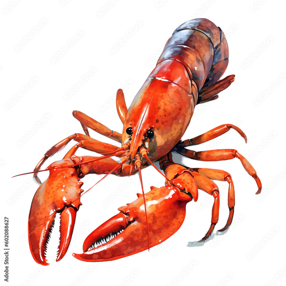 Lobster on transparent Background, PNG, Generative AI Stock ...
