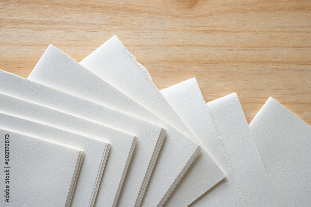 Foto de folded bookbinding "signatures" arranged in a staggered or ...