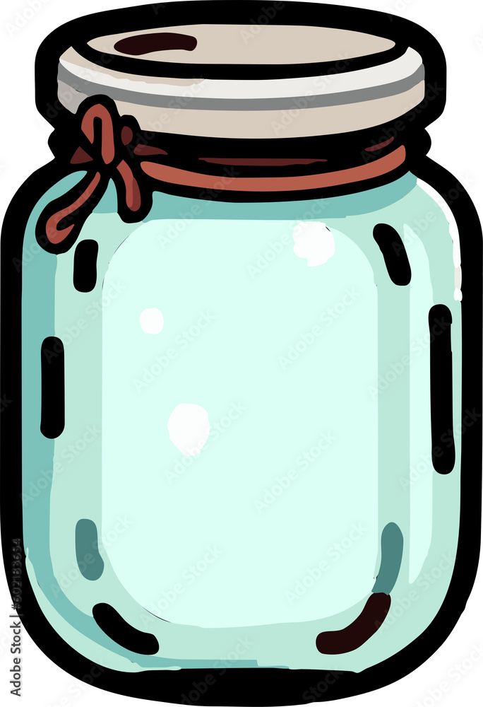 mason jar png graphic clipart design Stock Illustration | Adobe Stock