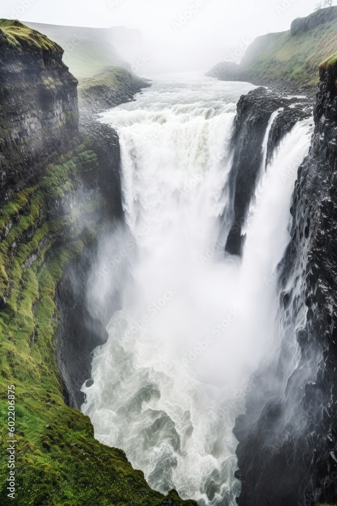 highest waterfall cascades massive flowing cliff rustic enormous secure ...