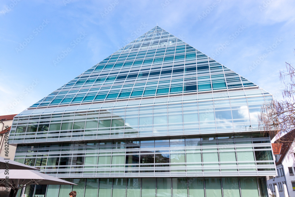 On the street of Ulm. Ulm City Library Stock Photo | Adobe Stock