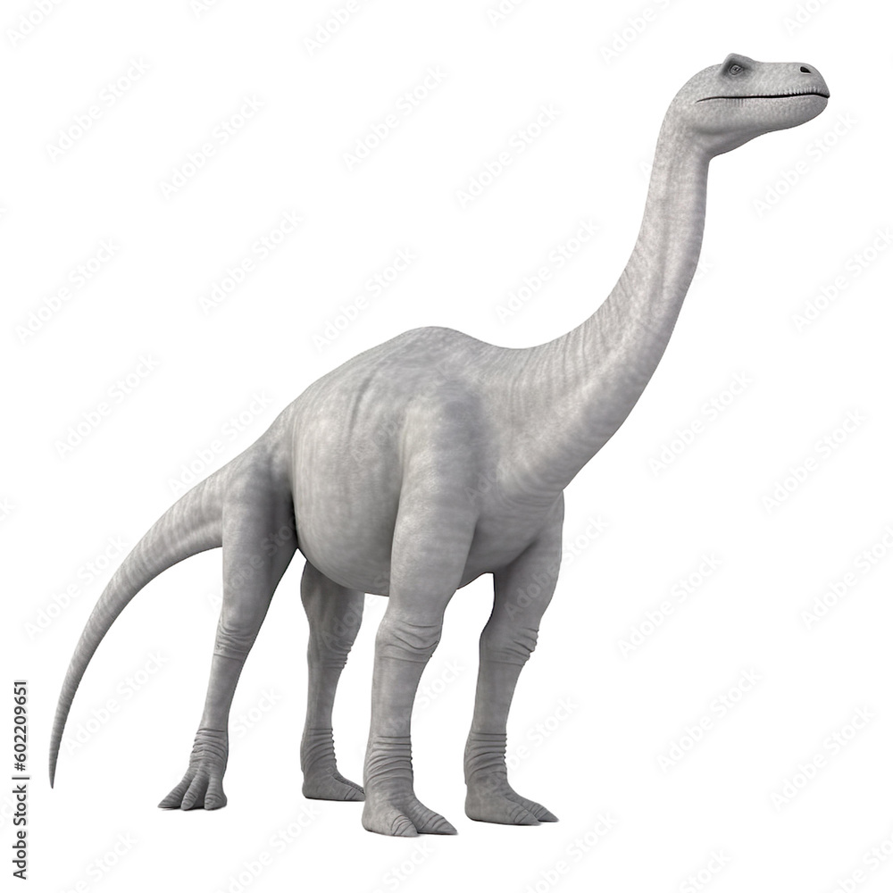 Dinosaur - Argentinosaurus on transparent background, Generative ai ...