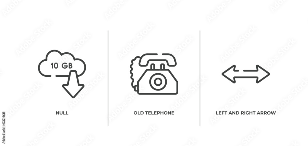 cursors and pointers outline icons set. thin line icons sheet included ...