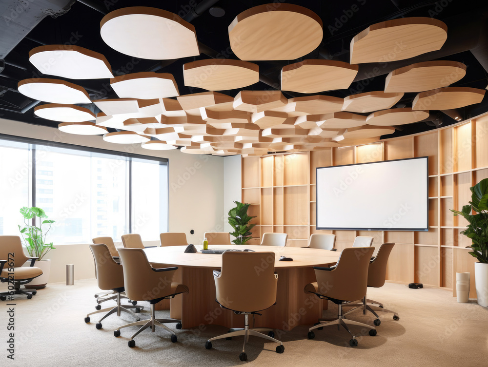 modern co-working spaces, "Innovative Meeting Room" Description ...