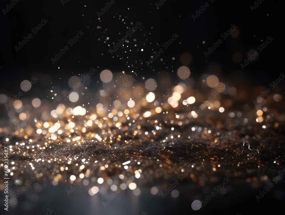 Glitter Cascade: Shimmering Specks of Glamour Background Stock ...