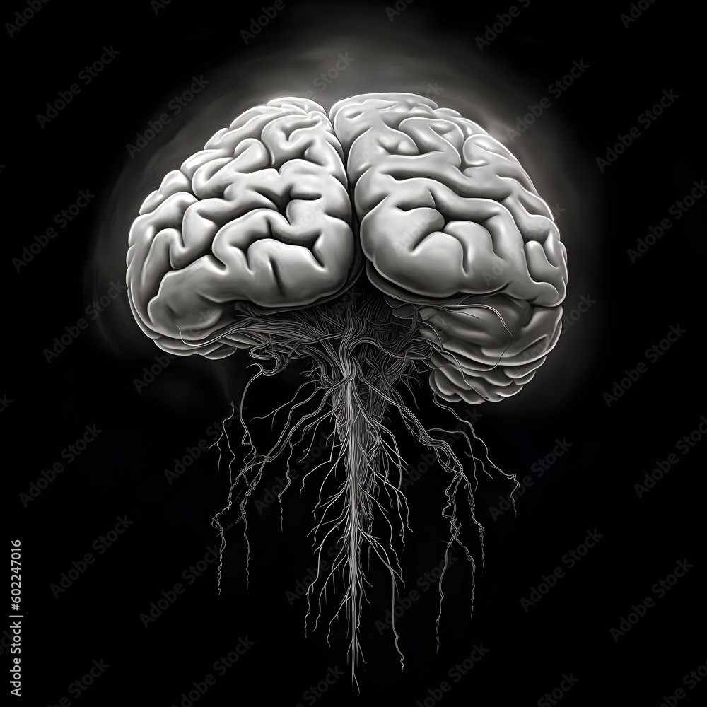 The Mechanical Marvel of the Human Brain - Created with Generative AI ...