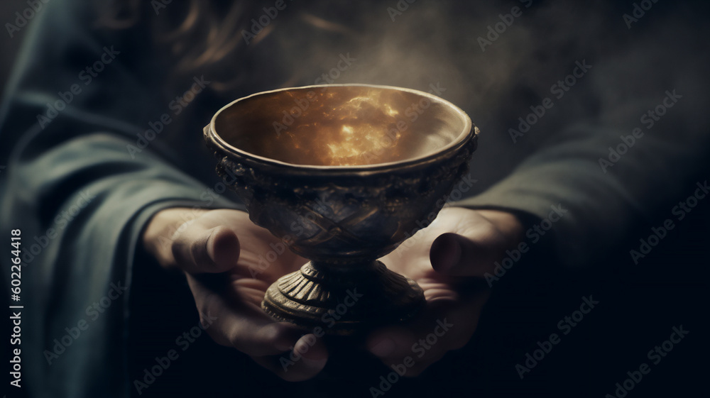 The Holy Grail is the chalice cup that Jesus Christ drank from at the ...
