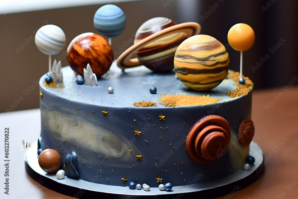 Planets Cake