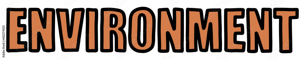 Environment Text: World Environment Day Concept, This design is a great ...