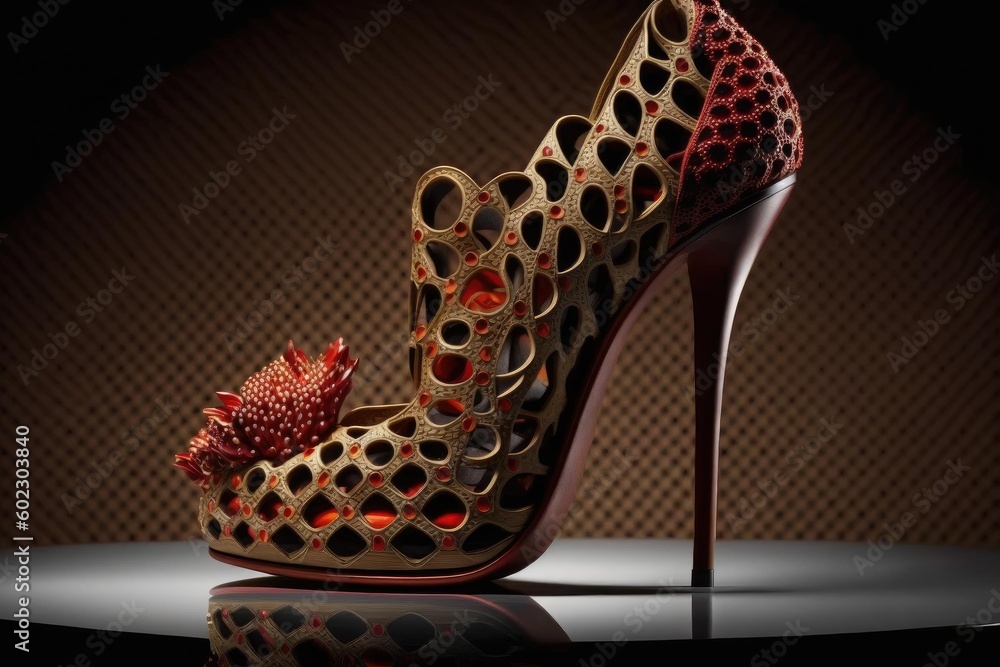 prototype of 3d printing high heels for futuristic fashion. superlative ...