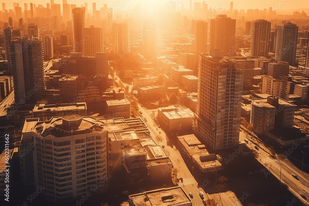 Apocalypse, fire and melting of planet earth. Global warming of the ...