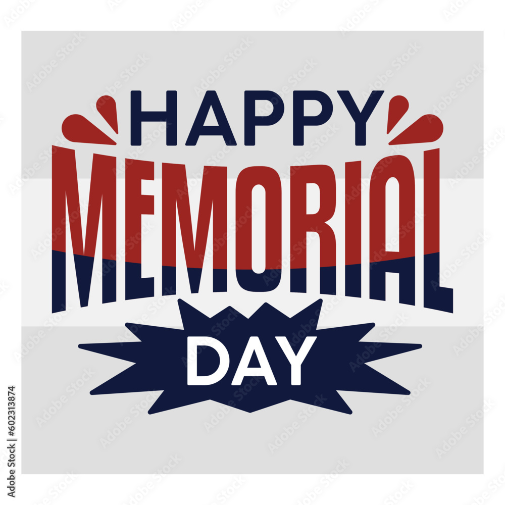 Happy Memorial Day, Happy Memorial Day Svg Holiday, American Flag, USA ...