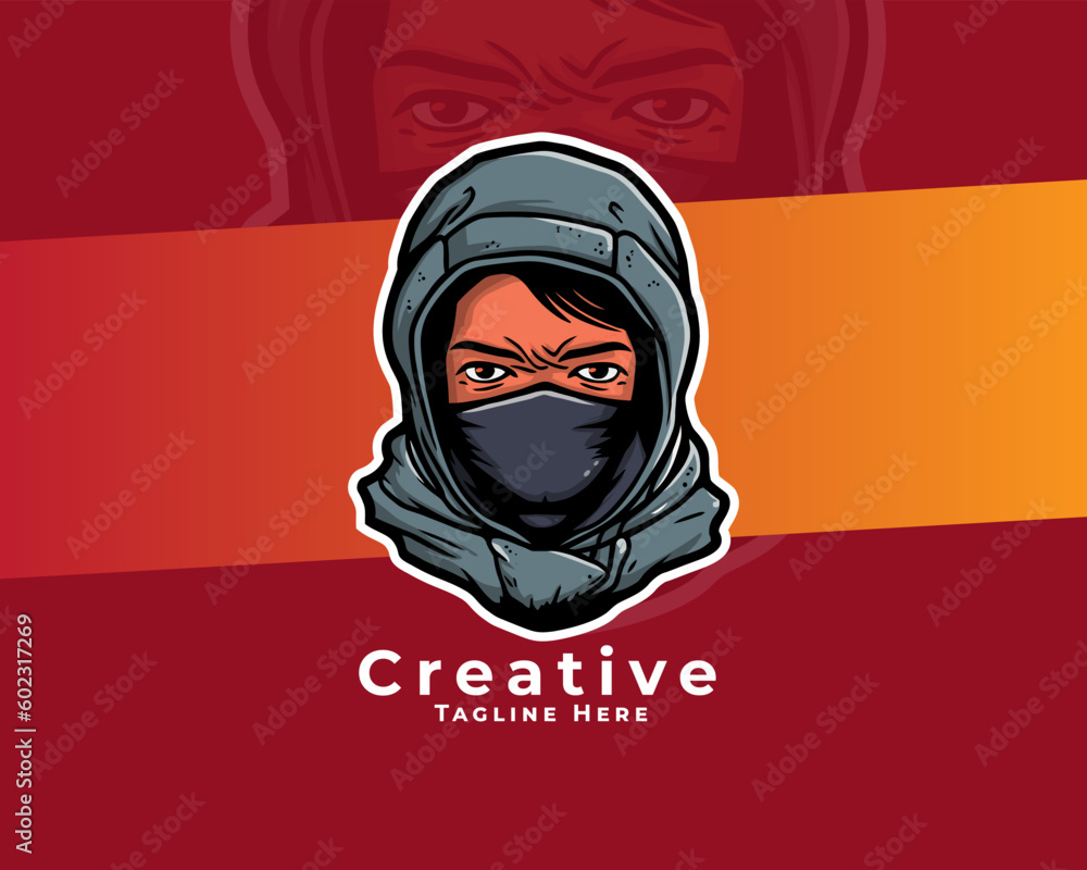 avatar hacker gamer mascot esport logo design , young wearing hoodie ...