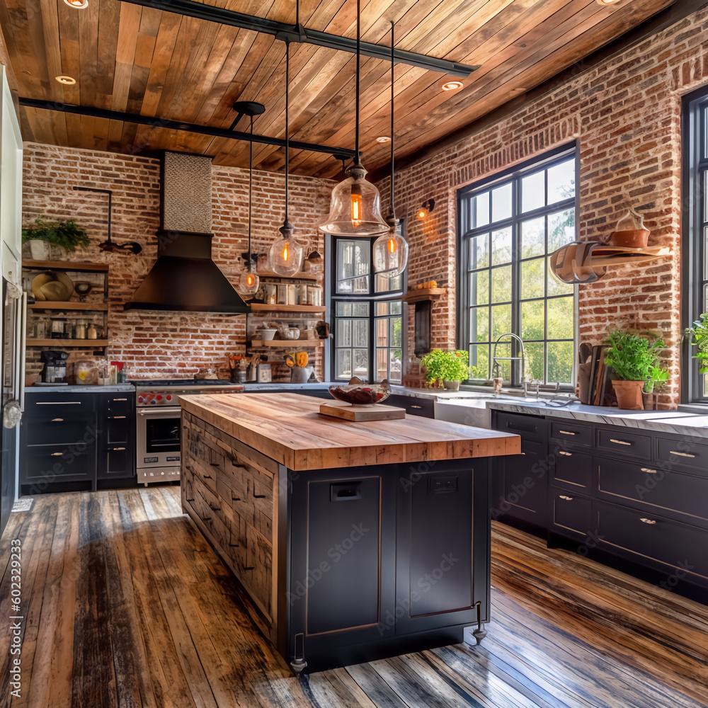 Raw and Refined: Embracing the Authenticity of Industrial Rustic Design ...