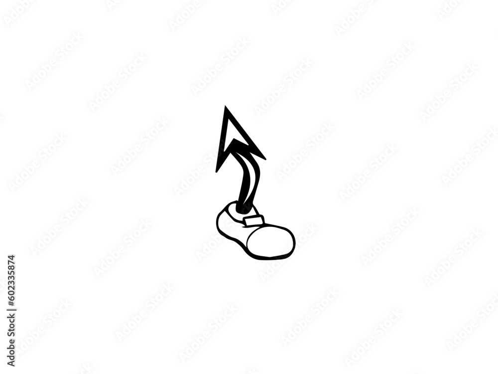 vector hand drawn arrows. Black doodle arrows isolated on white ...