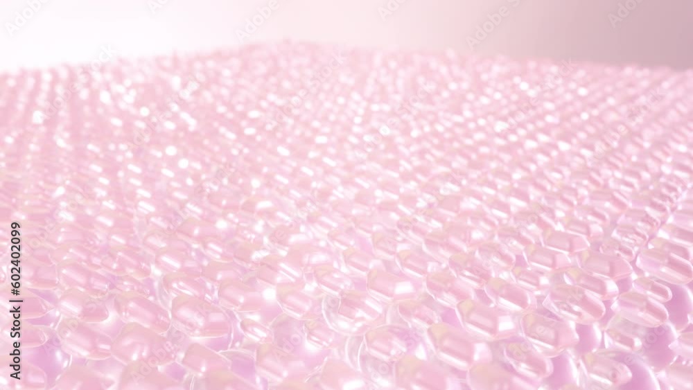 3D Animation skin layers reduce the saggy skin of the skin cell. Deep ...