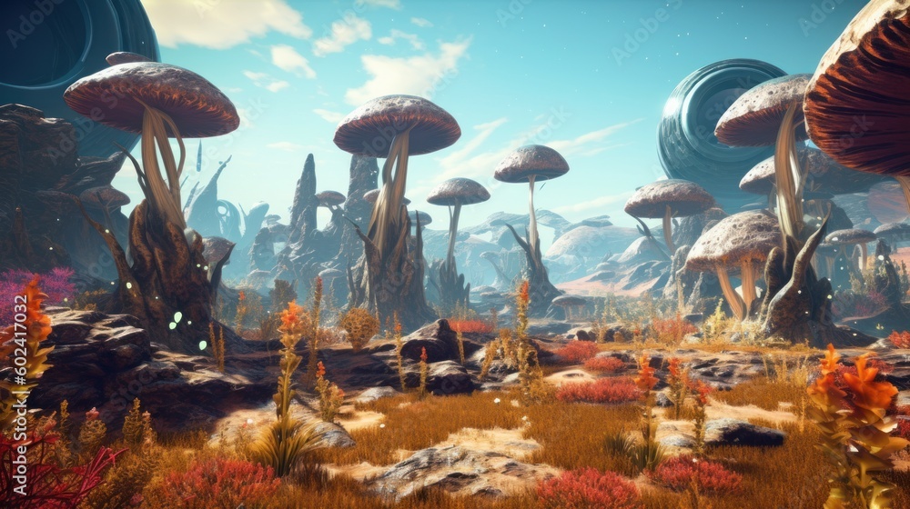 Alien landscapes, visually stunning environments with unique geological ...