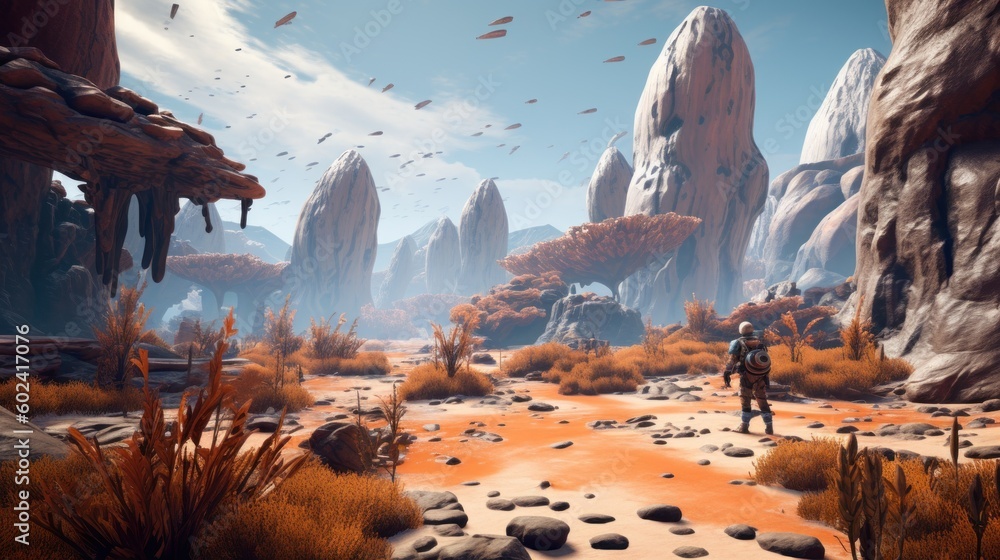 Alien landscapes, visually stunning environments with unique geological ...