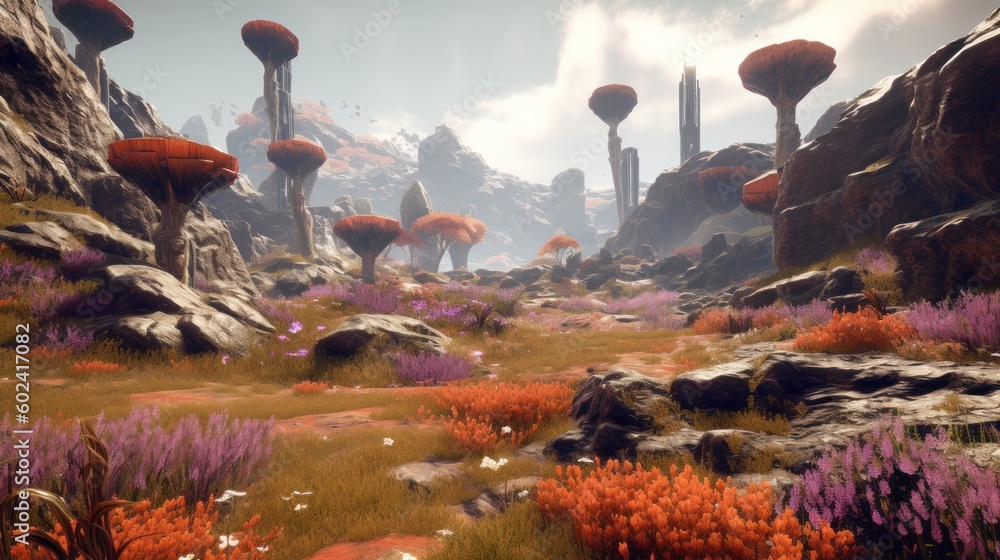 Alien landscapes, visually stunning environments with unique geological ...