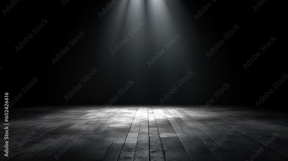 Dark stage background design, generative ai Stock Illustration | Adobe ...