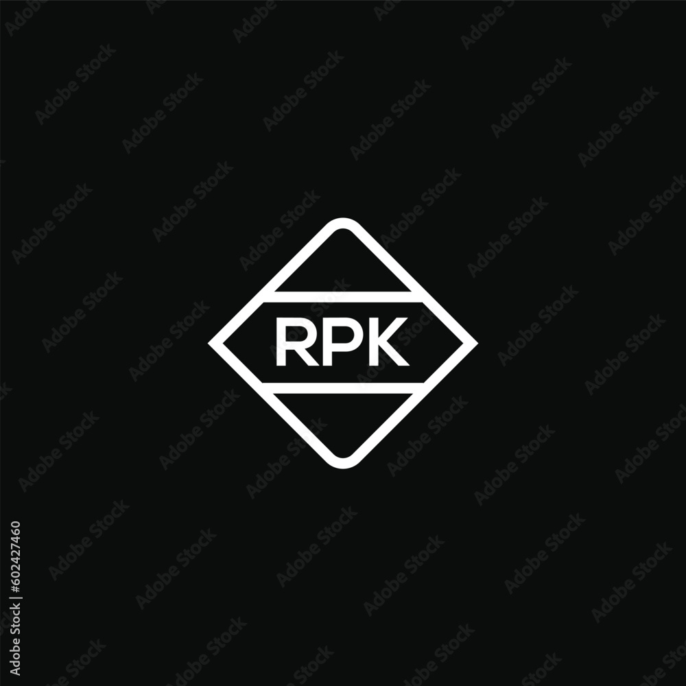 RPK letter design for logo and icon.RPK monogram logo.vector ...