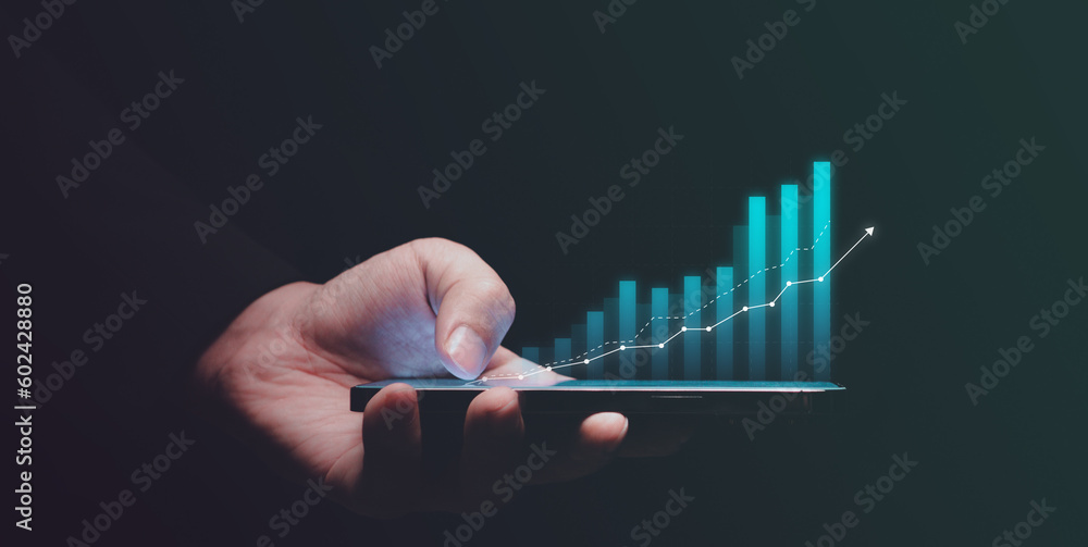 data scientist analyzed the data to identify trends and patterns. Stock ...