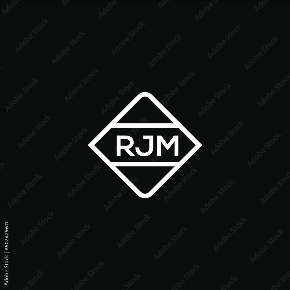 RJM letter design for logo and icon.RJM monogram logo.vector ...