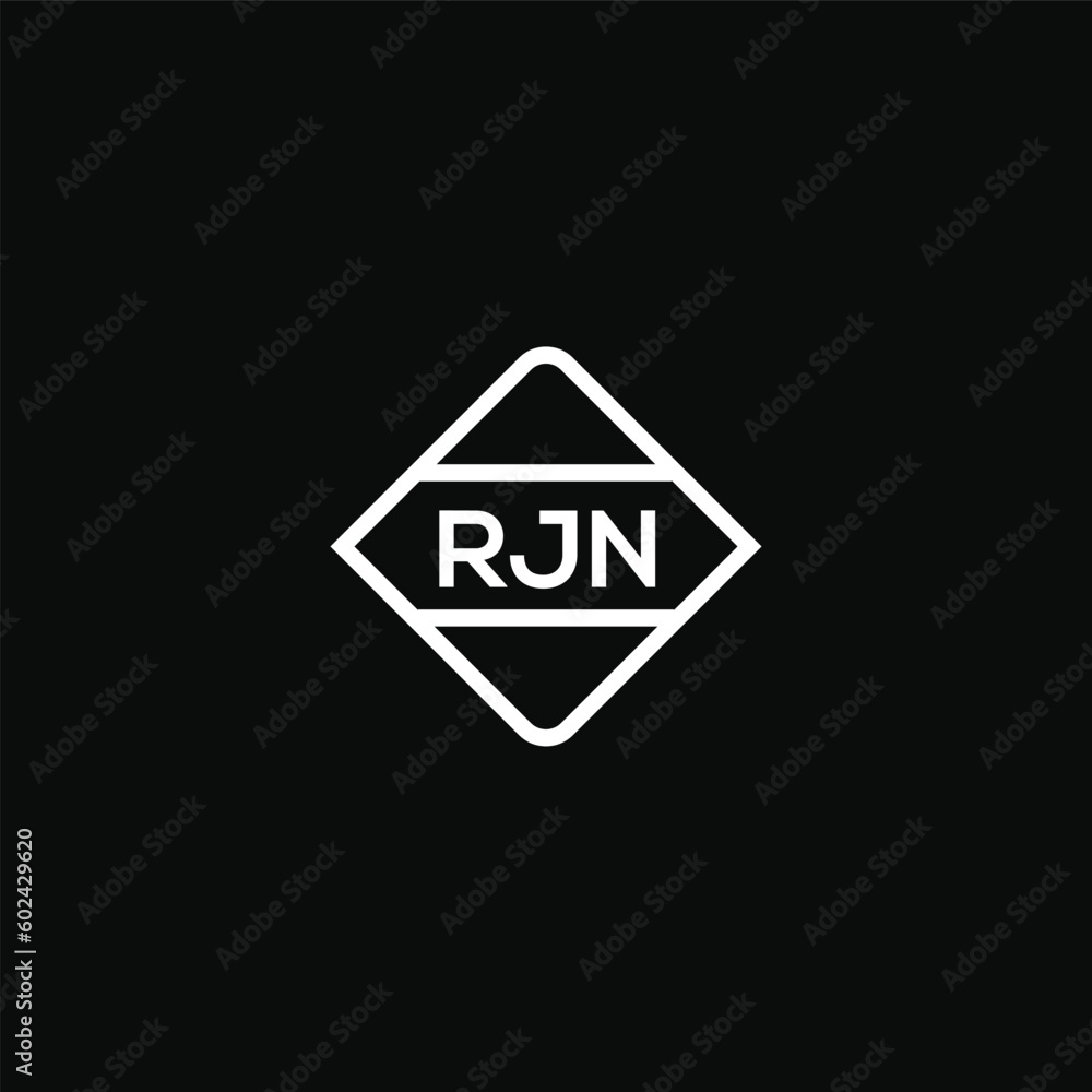 RJN letter design for logo and icon.RJN monogram logo.vector ...