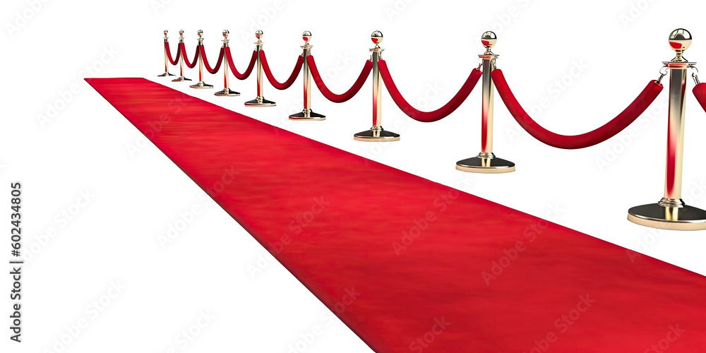 A red carpet isolated on transparent background - Generative AI Stock ...