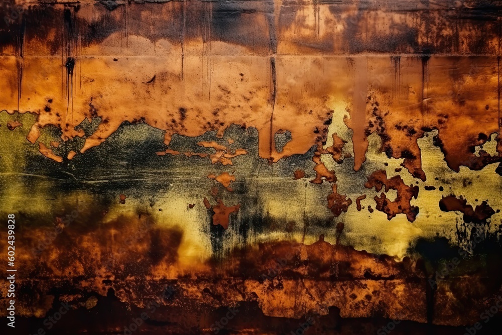 Detailed bronze gold background with artistic vintage metallic copper ...