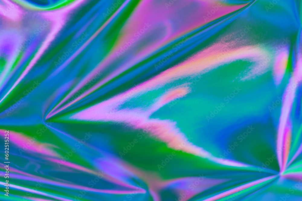 Abstract holographic background 80s, 90s, 2000s style. Modern bright ...