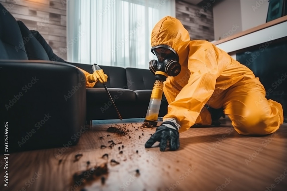 exterminator uniform pesticide termite sofa control cockroach pest kill ...