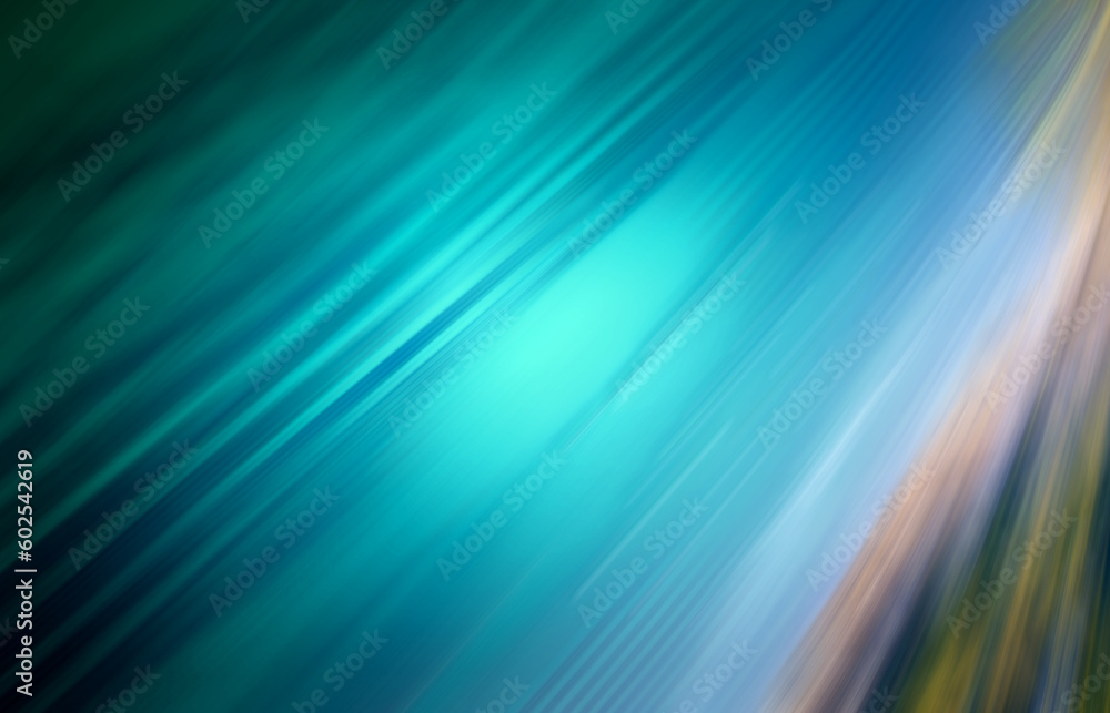 Abstract blue light wave effect texture. Blurred turquoise water ...