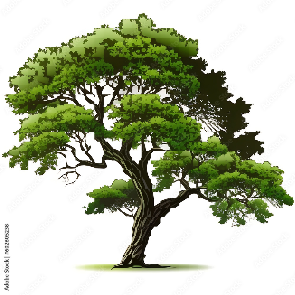 Tall Tree clip art Stock Illustration | Adobe Stock