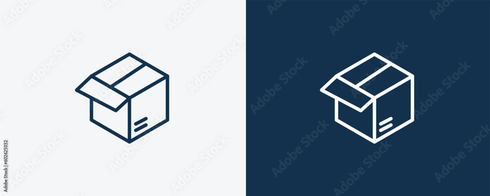 Vecteur Stock parcel icon. Outline parcel icon from delivery and ...