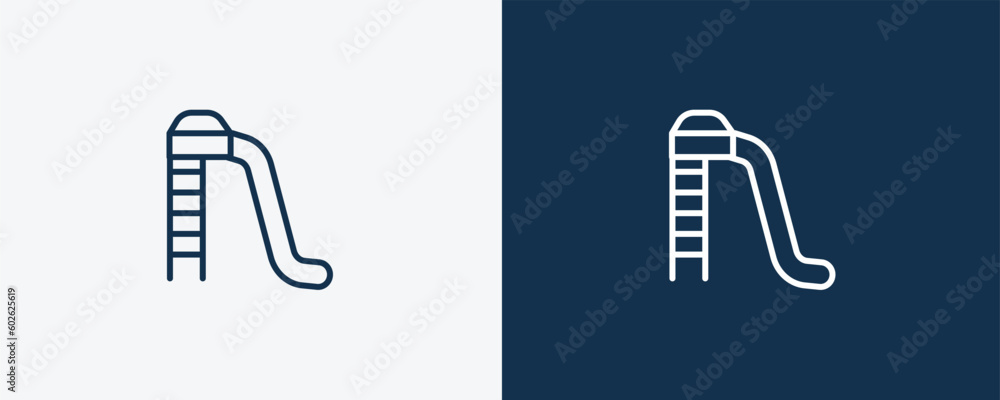 slides icon. Outline slides icon from real estate industry collection ...