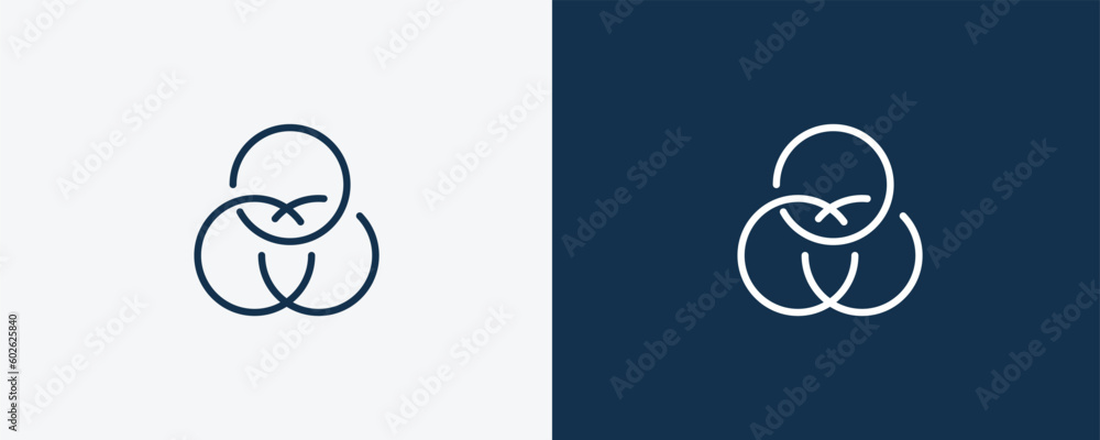 overlap icon. Outline overlap icon from social media marketing ...