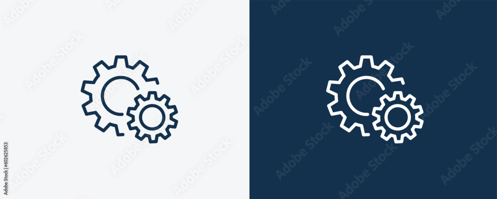 system icon. Outline system icon from social media marketing collection ...
